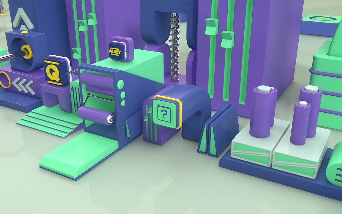 C4D三维mg动画作品