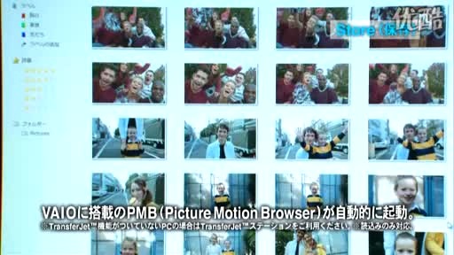 索尼TransferJet近距离无线传输技术展示