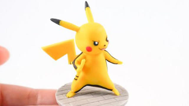 【树脂粘土】手工制作可爱的皮卡丘!