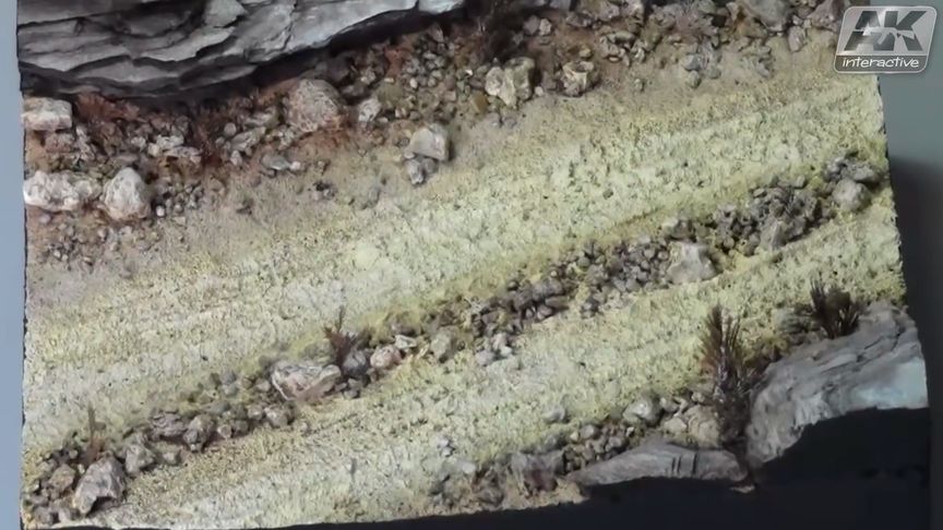 「模型制作」用ak产品 制作一个逼真泥泞道路的模型场景