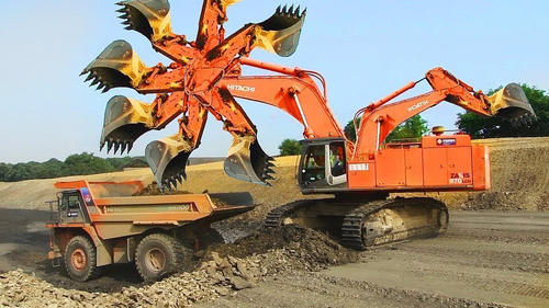 令人敬畏的工程机械设备,工地上的巨无霸