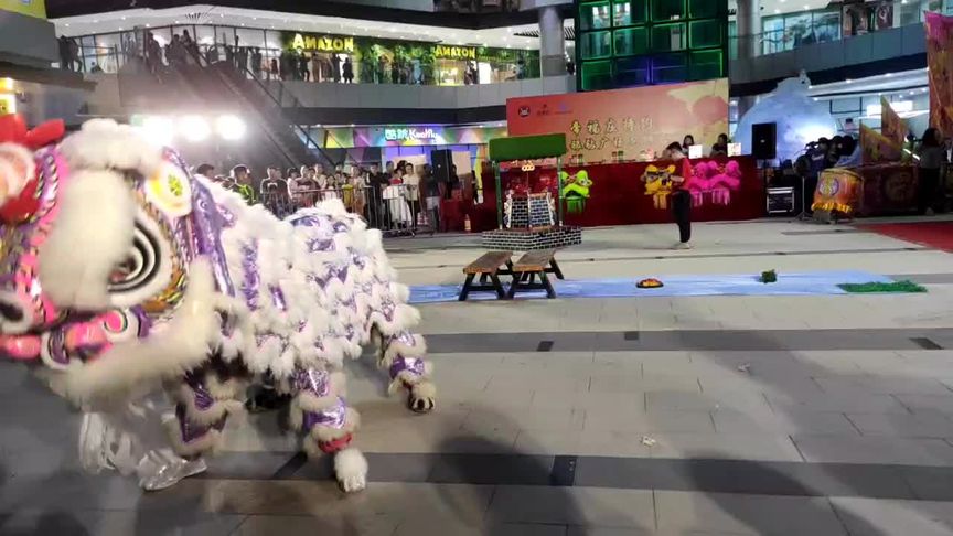 ߦ�#醒狮 #表演 #视频有点长