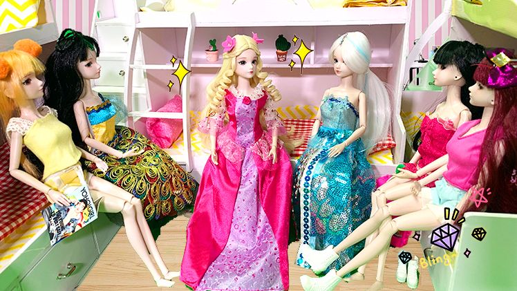 叶罗丽学校寝室新来的室友是灵公主 大家都非常高兴