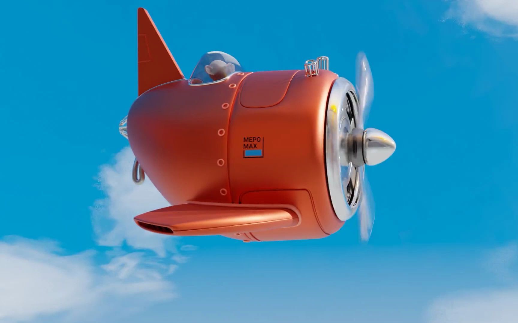 卷!Blender 卡通3D飞机动画练习