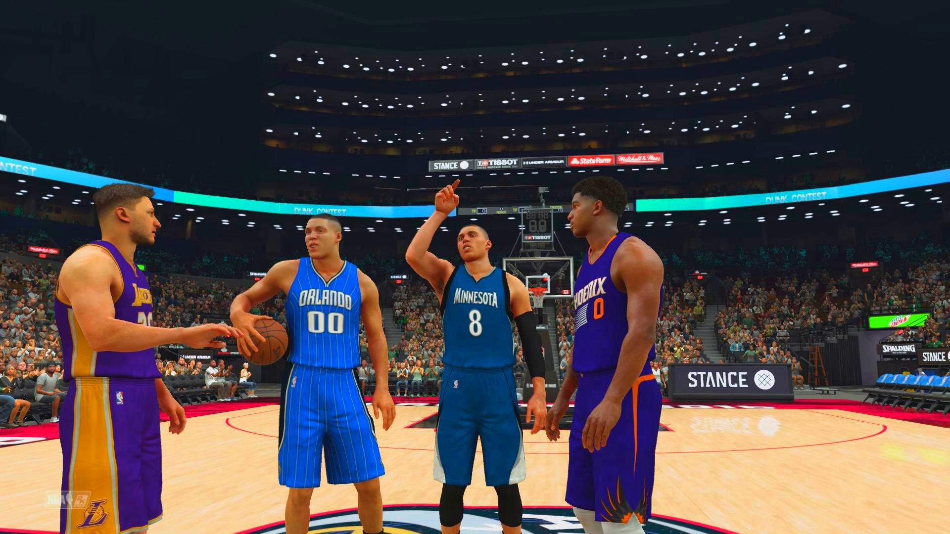 【亚当熊 NBA2k17】MC生涯模式EP13熊哥参加扣篮大赛