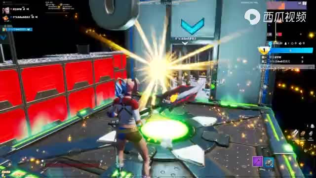 堡垒之夜丨君扬兄和老预言的双人闪电竞速!05秒跑出1000米?