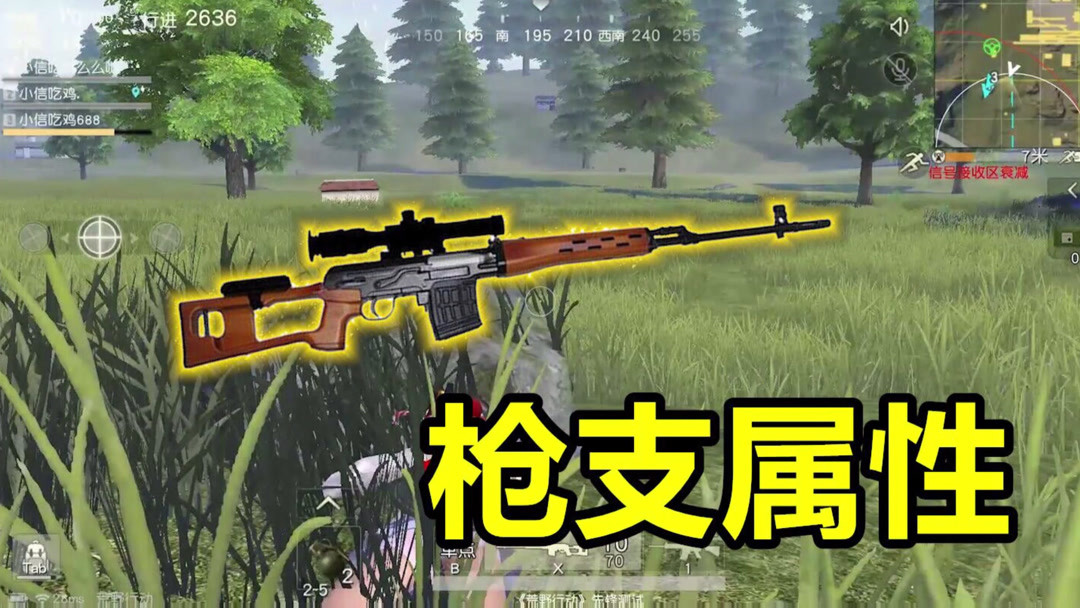 荒野行动:枪支属性大解析!选对枪才能吃到鸡,枪枪爆头才舒服!