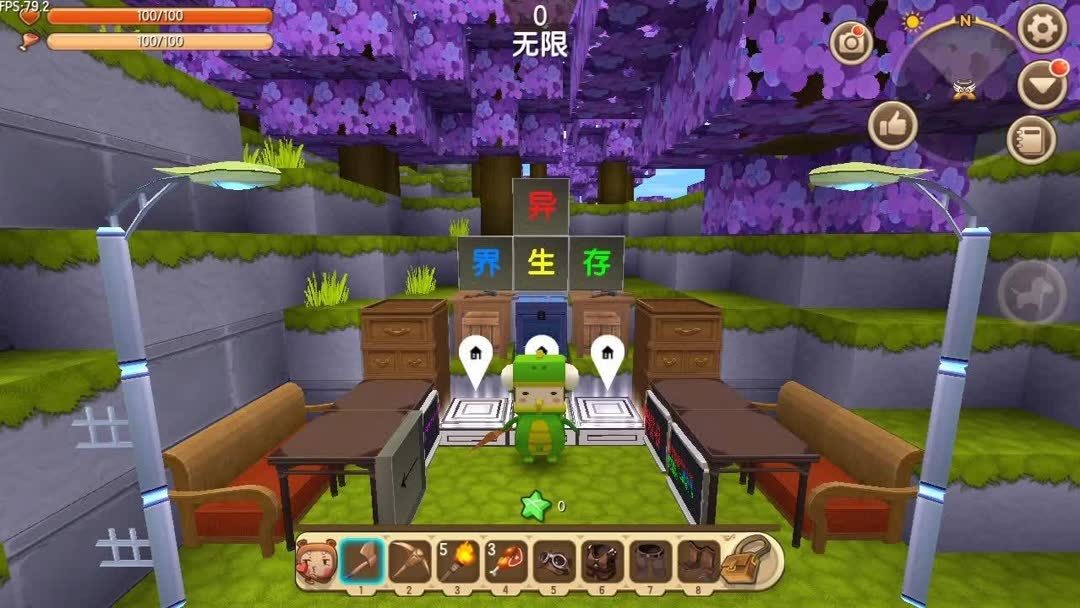 迷你世界:异界生存,作者连萌眼星都能搬到地球,星铜石块烂大街