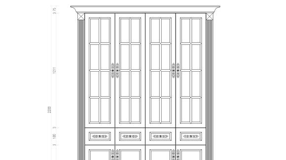 CAD教程,定制书柜画法讲解
