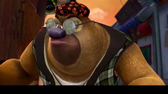 熊出没熊二为能延长皮影戏表演时间,直接砸晕了老板