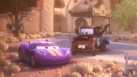 汽车总动员10:遇到主角闪电麦昆一起进入陌生的神秘汽车小镇