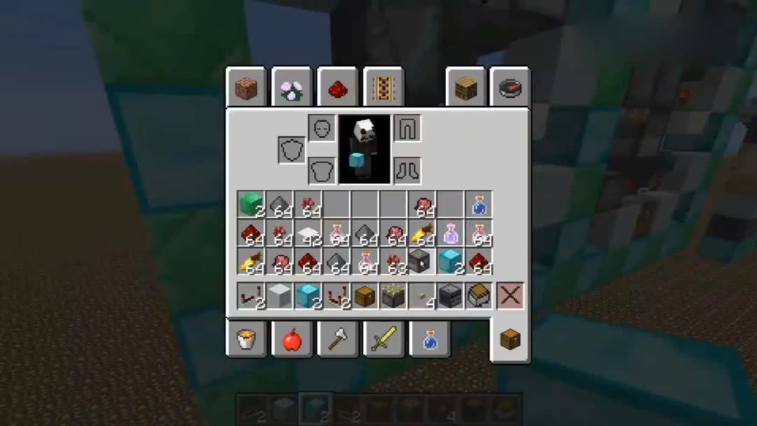 我的世界:手把手教你做MC最迷你的全自动炼药机!蜗居生存必备