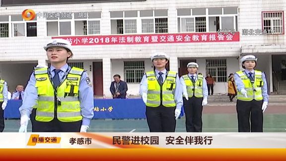孝感市:民警进校园 安全伴我行
