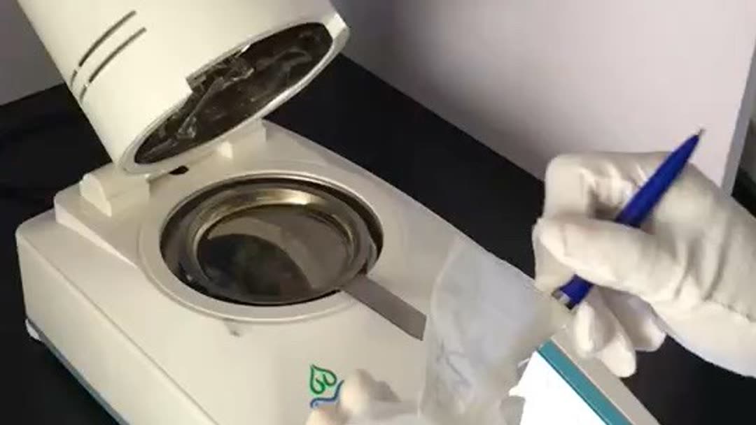 粉体水分测定仪使用视频及方法