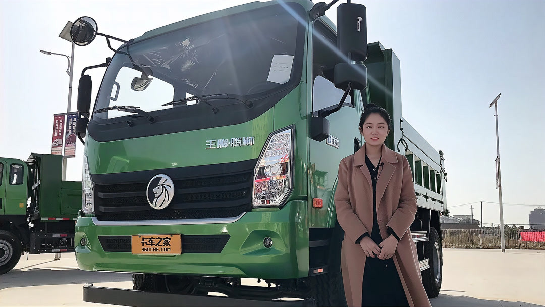 国六黄牌自卸车,专攻城乡基建,重汽王牌腾狮16.5万带回家