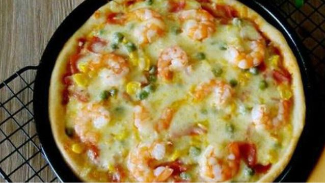 鲜虾火腿披萨的做法,有了这个方法,披萨随便吃