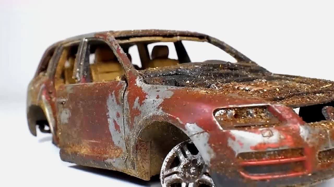 奇趣:捡来的汽车模型,看看高手是如何翻新的,瞬间变成抢手货