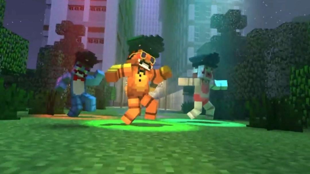 我的世界动画:跟着音乐动起来,你就是最闪耀的明星