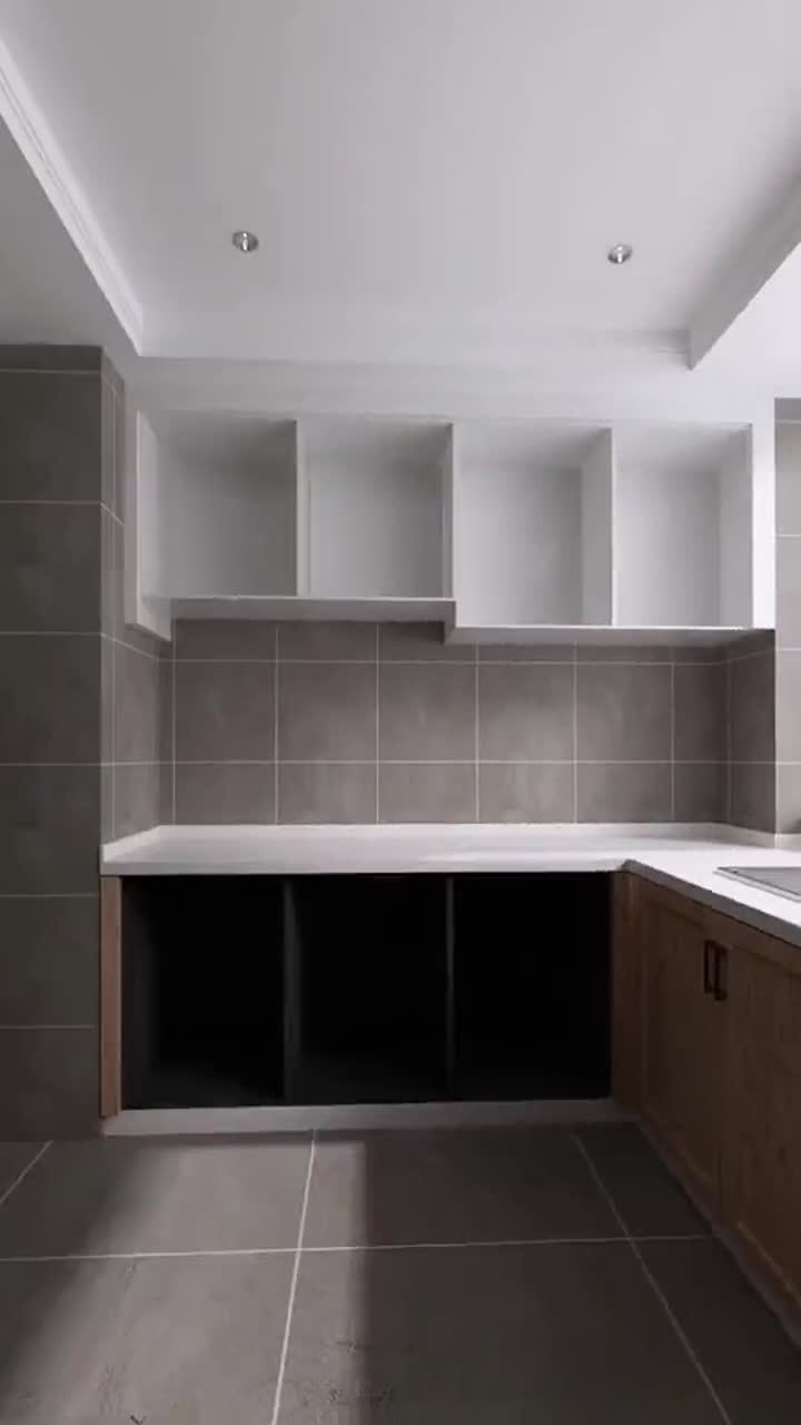 U型厨房设计 装修 室内设计