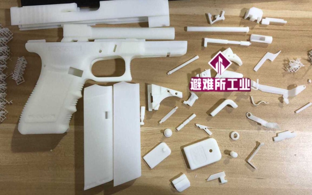 格洛克,沙漠之鹰,p250,3D打印拼装模型,需要文件到淘宝店铺:避难所...