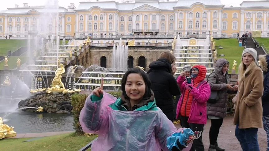 夏宫花园 俄罗斯 圣彼得堡