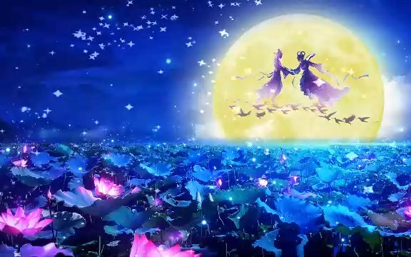【视频素材】sc172 led背景视频素材 舞台背景 古风中国风明月民族...