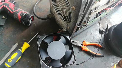 跟我学电焊机维修!电焊机风扇转速低的故障排除