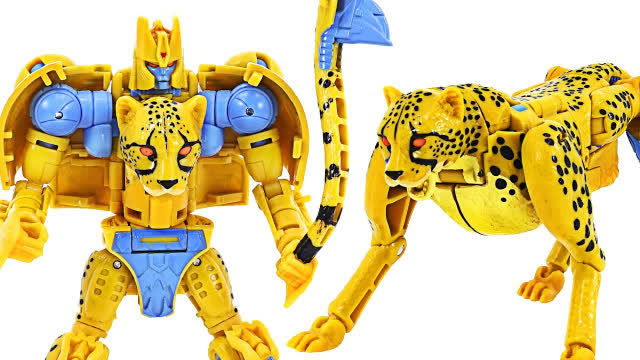 变形金刚王国大混战!变形金刚大变身,变成了猎豹开启战斗