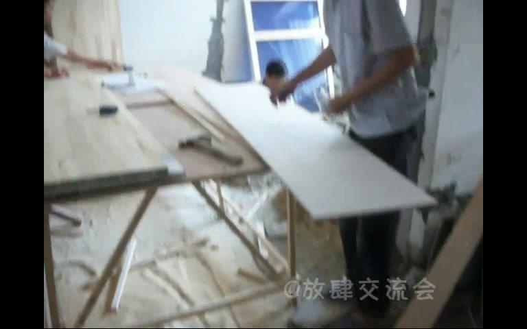 装修全流程——6-09 木工7 厨房门套制作