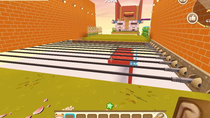 迷你世界:电路解密跑酷三合一,作者真会玩,滑动方块为你铺路!