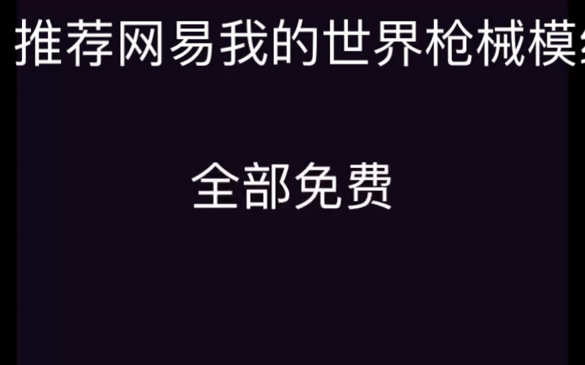 网易我的世界枪械模组(名字在最后)