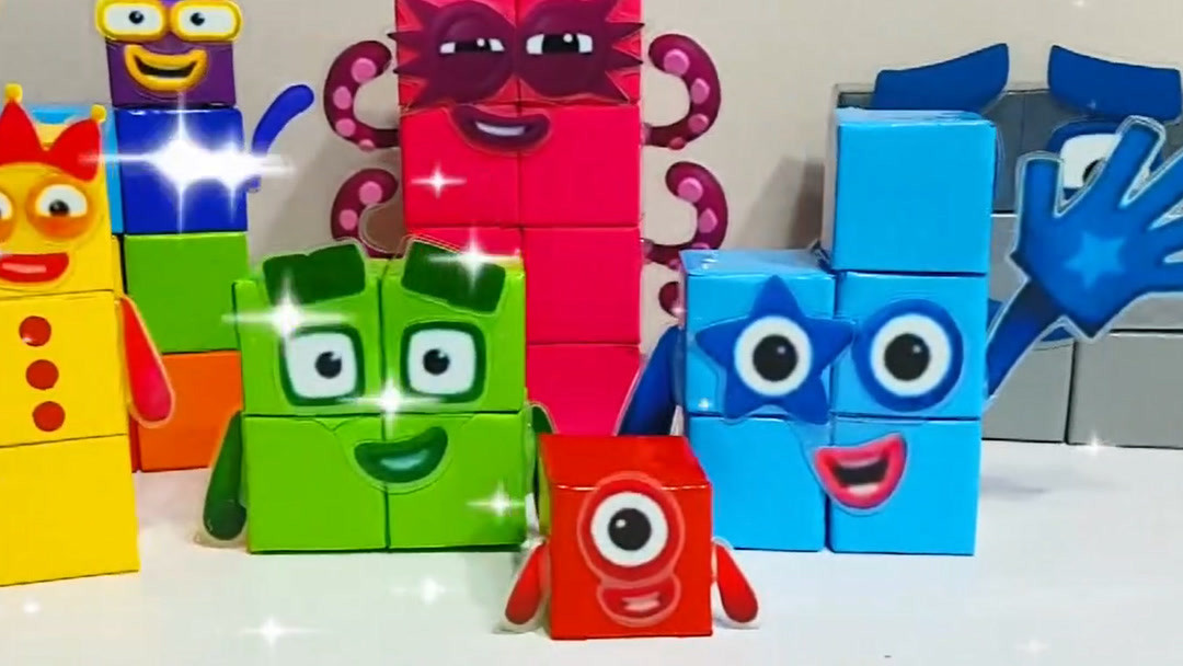 数字积木 早教动画:数字玩具 所有的数字都来了 好玩的玩具