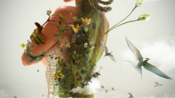 PS教程 教你制作炫酷插画——植物人体