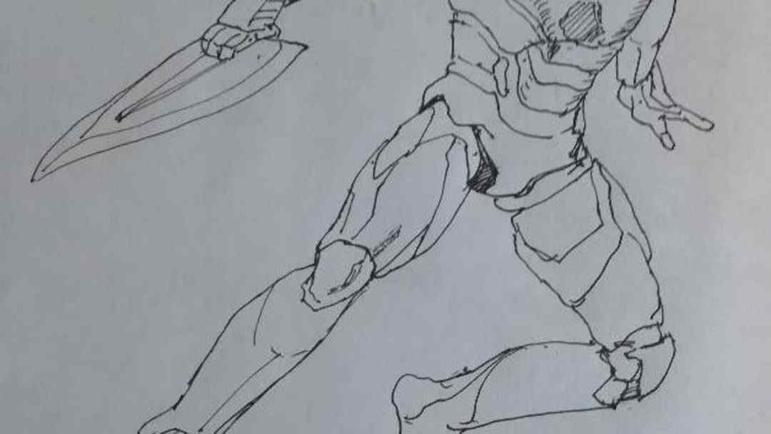 简单画钢铁侠步骤 钢铁侠