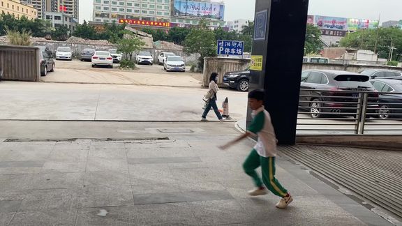 昨日下午小弟弟的表演☺️#武术少年 #孩子的快乐很简单