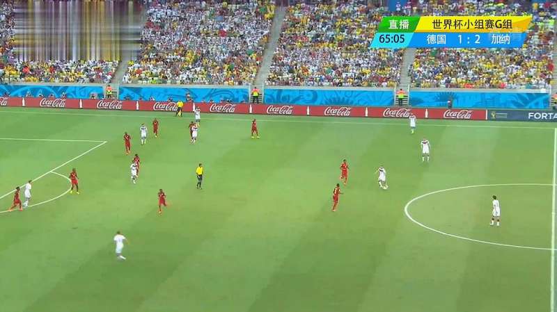 14世界杯德国VS加纳,吉安反超比分,克洛泽替补登场追平大罗记录