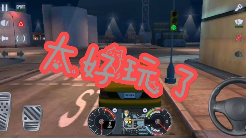 真实模拟开车手游太好玩了。