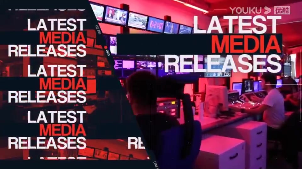 突发新闻快速播报的电视栏目包装片头AE模板