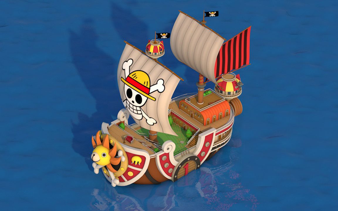 ...MAYA】3D场景建模,游戏动漫场景建模全流程教学——阳光号Q版帆船