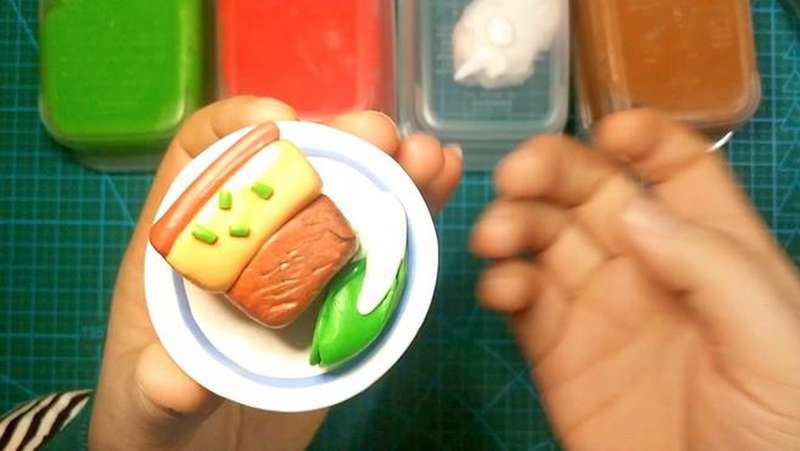 罗弗超轻粘土教程—美食系列之东坡肉
