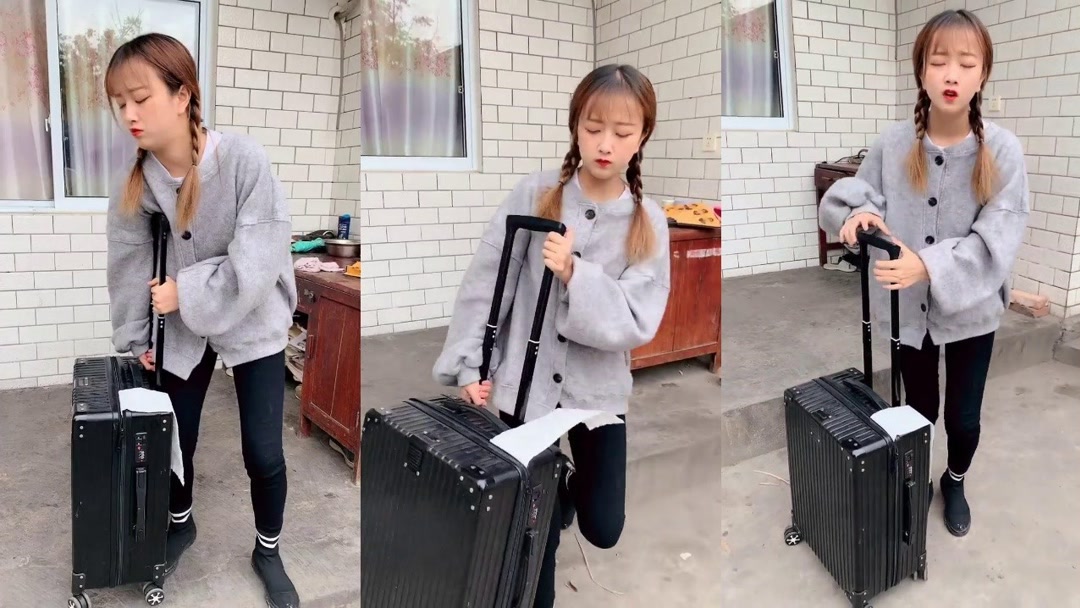 农村囧事:丝丝解锁行李箱新用法,你想不想试试!