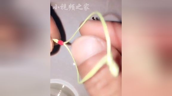 主线连接竿稍的绑法,都会的吧