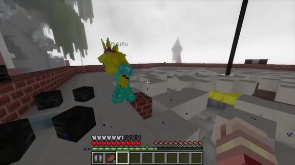 我的世界Minecraft:魔物攻击了10倍,超困难模式最终战役