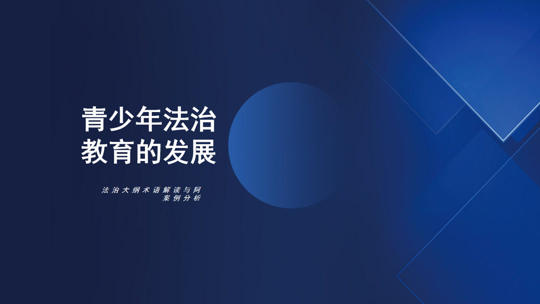 青少年法制教育大纲中的术语解读与案例分析(二)