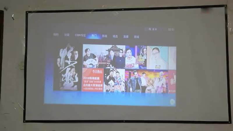 GM60外置安卓投影机如何连接机顶盒和内置手机同屏教程