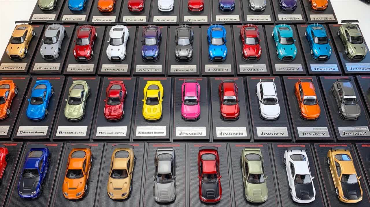 最美小比例车模我的ignitionmodel164比例合金小车收藏