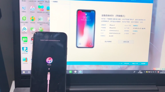 iPhonex摔后导致的恢复模式维修过程