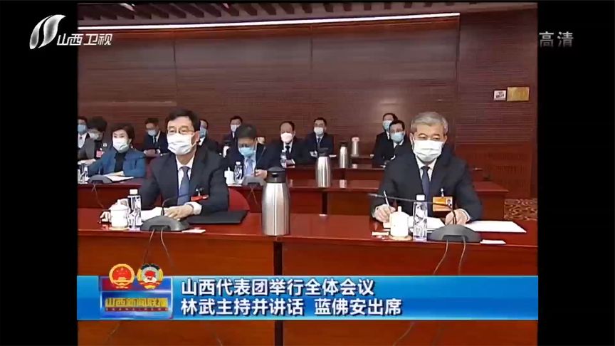 山西代表团举行全体会议,林武主持并讲话|山西新闻联播