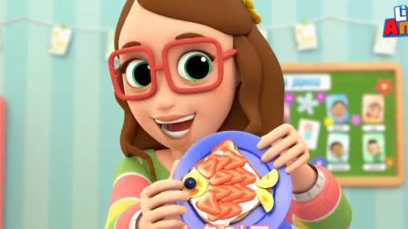 益智早教动画,宝贝们挑食,老师带领宝贝们制作创意美食