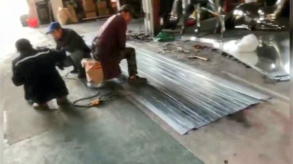 不锈钢雕塑定制北京园林景观创意不锈钢板上打孔—江苏天筑